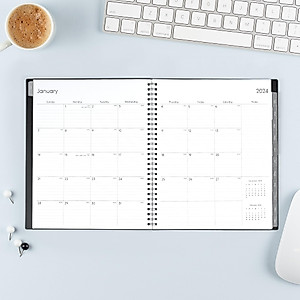 Blue Sky 2024 Monthly Planner, January - December, 8" x 10", Flexible Cover, Wirebound, Enterprise (144727)