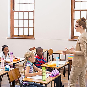 Mifoci 20 Pieces Water Bottle Bulk 17 oz Plastic Water Bottles Bulk Gym Sports Adults Reusable Large Drinking Cups for Outdoor Fitness(Colorful,Rectangle)