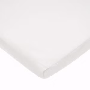 TL Care 15" x 33" Fitted Bassinet Sheet, Heavenly Soft Chenille, White, for Boys and Girls
