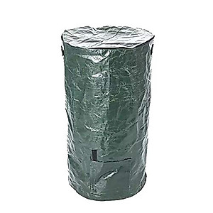 Alipher Environmental Compost Bag Homemade Waste Disposal Bag Garden Waste Bin Reusable Garden Compost Bins Kitchen Organic Ferment Compost Bag for Kitchen Yard Garden (15Gallon)