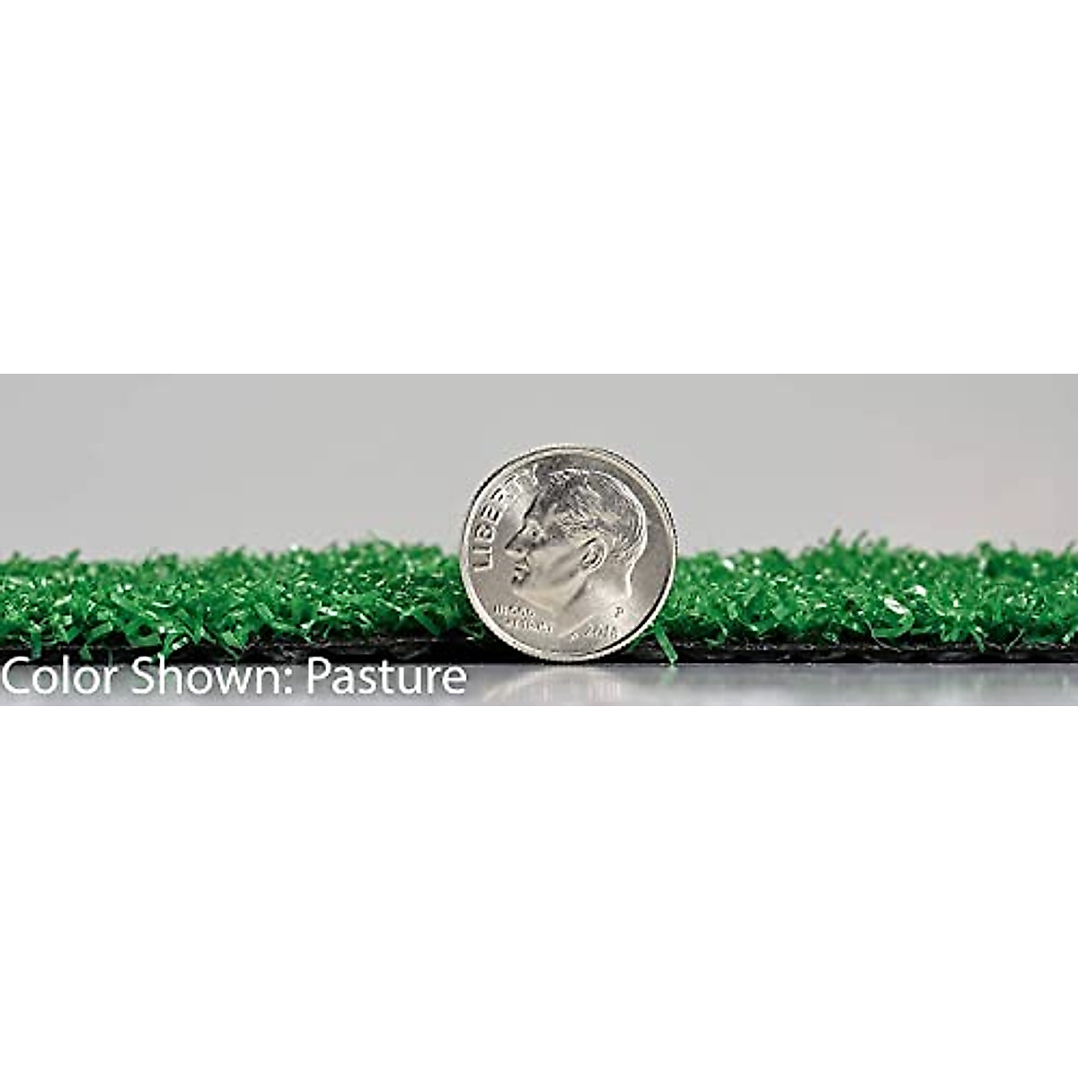 KOECKRITZ Black Top Indoor - Outdoor Artificial Grass Turf Area Rugs. Lightweight and Flexible for Easy Portability. Many (6' x 18')