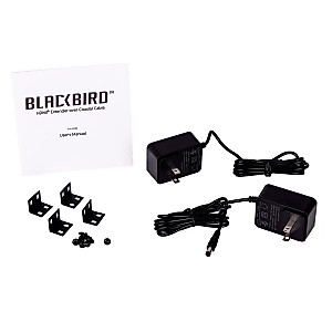 Monoprice HDMI Extender Over Coaxial Cable - Up to 328 Feet (100 Meters) 1080p@60Hz, 6.75Gbps Video Bandwidth, HDCP 1.1, for DVR and DVD Players - Blackbird PRO