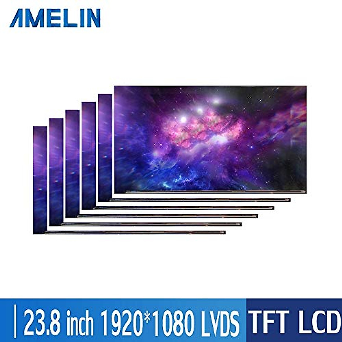 SANZAMELIN 23.8" inch 1920 X1080 TFT LCD Module Screen with LVDS Interface Display and IPS Viewing Angle Panel