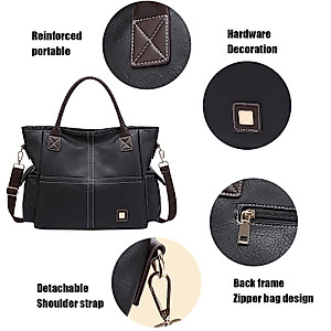 Tote Shoulder Bag for Women Large Purse and Handbag Soft Top Handle Bag Travel Bag