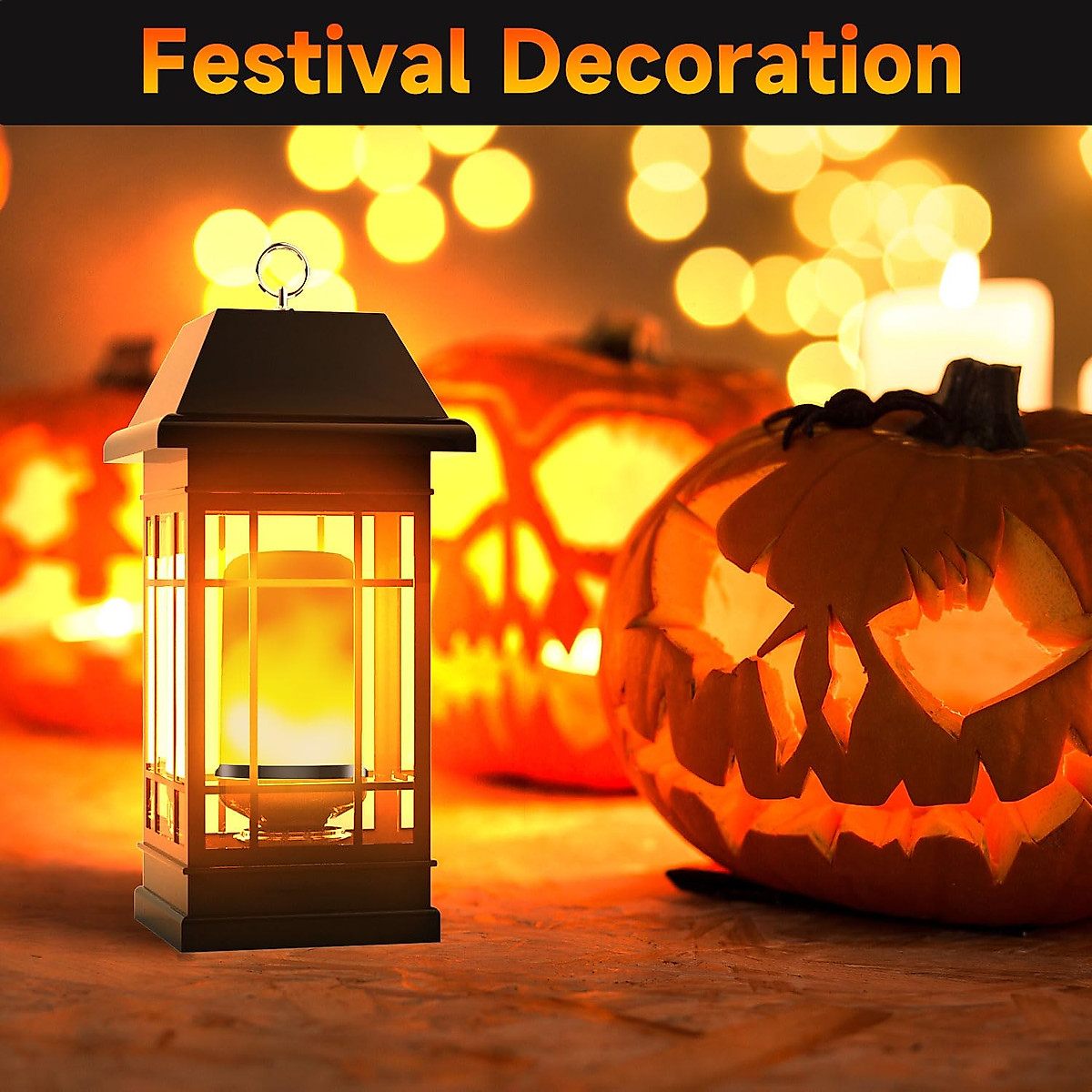 hyrion LED Flame Light Bulbs, 4 Modes Flickering Light Bulbs, E26 Base Fire Flame Bulb with Upside Down Effect, Halloween, Christmas Party Porch Outdoor Indoor Home Decor (2 Pack)