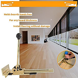 Flooring Jack Board Installation Tools - Professional Hardwood Power Flooring Jack Positioning Hand Tool for Installing