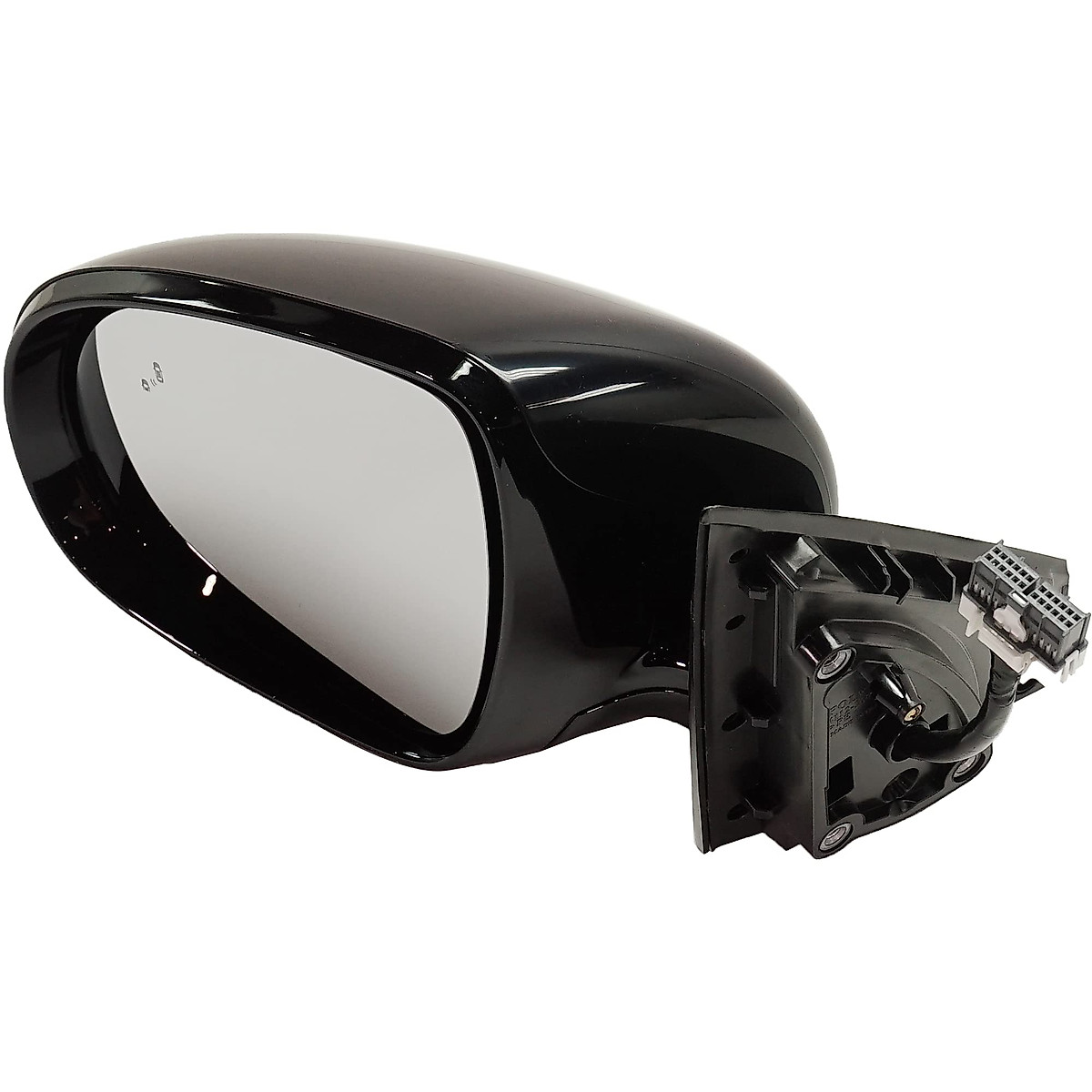 Kool Vue Driver Side Power Heated Mirror for Kia Sorento 2016-2018 Power Fold With Signal Light & Blind Spot Monitor; Without Memory Paintable