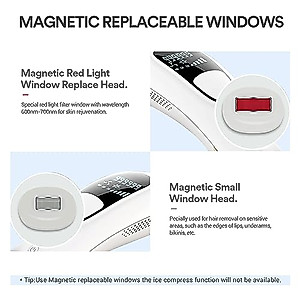 ONE BEAUTY IPL Hair Removal for Women and Men, Ice-Cooling, Ice Painless Laser Hair Removal, FDA Cleared, Permanent Hair Removal Device for Facial Whole Body, 999999 Flashes Hair Remover with 5 Modes