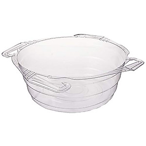 Curtis Wagner Plastics Corp. 078776675210 10" Hanging Basket Drip Pan-Clear Vinyl-Curtis Wagner-Pack of 3, No Size, No Color