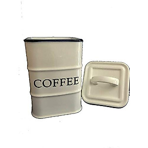 Nostalgia Collection Rectangular Porcelain Coffee Storage Container