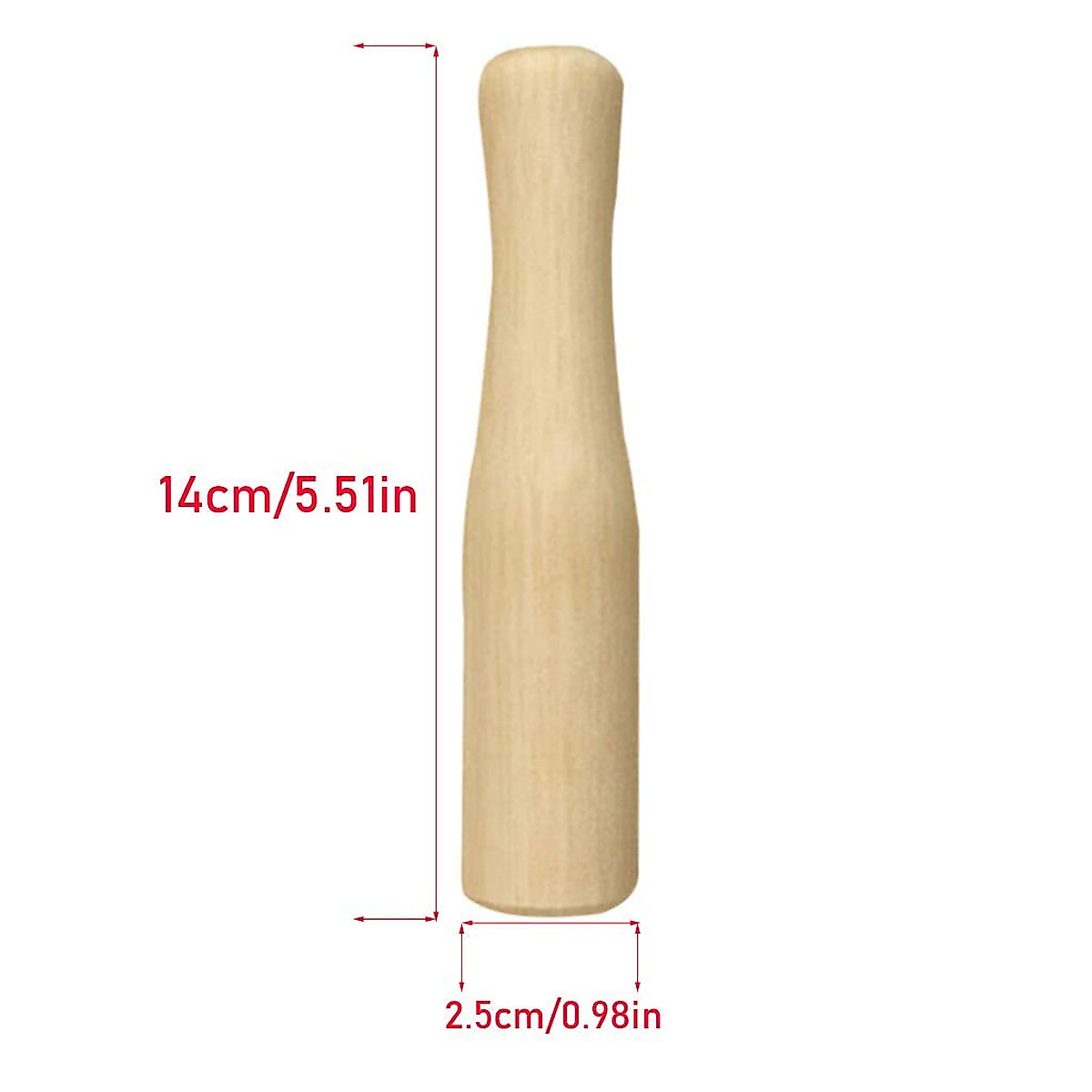 Singing Bowl Mallet - Singing Bowl Replacement Striker - Small Tibetan Singing Bowl Wood Mallet Striker, Gong Mallet - Mallet Stick Singing Bowl Accessory for Meditation Yoga Mindfulness