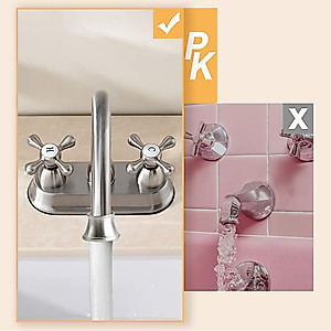 Faucet Aerator Compatible with Moen 116618BN, Faucet Parts High Flow Sink Aerator Replacement for Shower Bathroom Kitchen 2.2 Gallon Per Minute,Brushed Nickel Finish