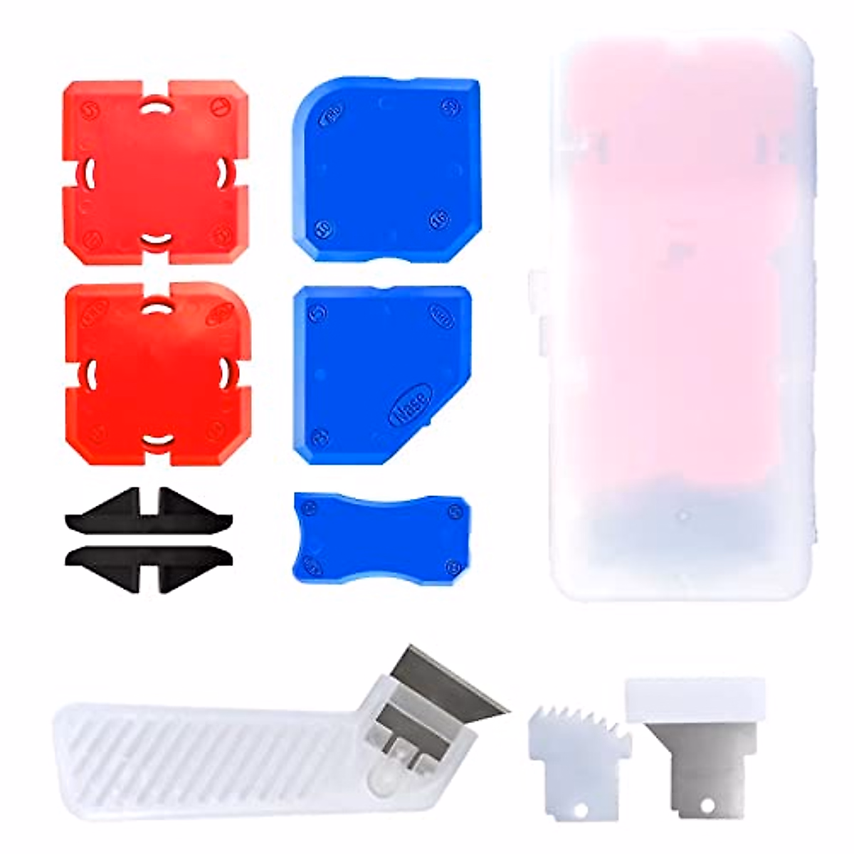 Silicone Profiling Kit7,Silicone Caulking Tools,Professional Caulking Tool Kit with Sealant Finishing Tools and Caulk Removal Tools