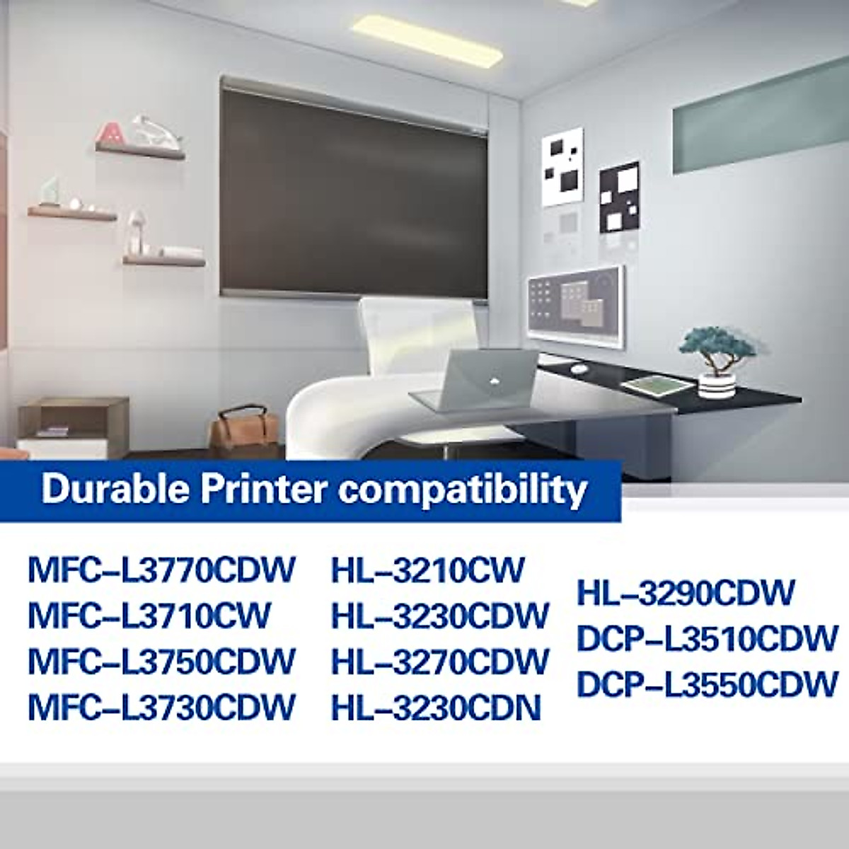 3 Pack (1C+1M+1Y) TN227 TN-227 Compatible Toner Cartridge Replacement for Brother MFC-L3770CDW MFC-L3710CW MFC-L3750CDW MFC-L3730CDW HL-3210CW HL-3230CDW HL-3270CDW HL-3230CDN Printer