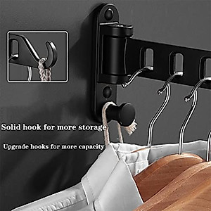 Wall Mounted Clothes Drying Rack Laundry Drying Rack Wall Mount Drying Rack Clothing For Laundry Collapsible Space Saver Clothes Rack Retractable Dryer Racks ( Color : White A , Size : 29*10.7*2.8cm )