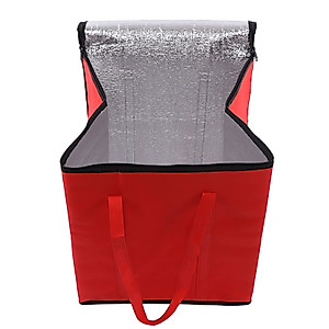 Food Warmer Bag Insulated Food Delivery Bag Pizza Delivery Bag(12-inch heightening（40*40*45CM）)