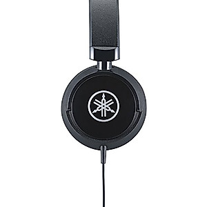 Yamaha HPH-50B Compact Closed-Back Headphones, Black