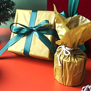 Koogel 86 Sheets Gold Metallic Tissue Paper, 20 x 14 Inch Tissue Paper for Gift Bags Gift Wrapping Tissue Paper for DIY Crafts Wedding Birthday Christmas