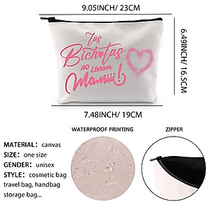 XYANFA Singer Inspired Makeup Bag Fans Gift Las No Lloran Mamiii Music Lover Zipper Pouch