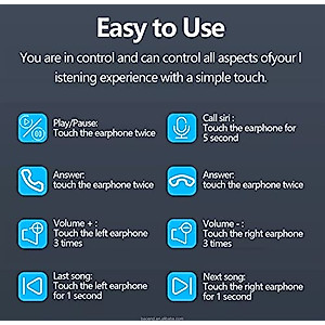 Wireless Earbuds Bluetooth Ear Clip Bone Conduction HeadphoneHi-fi Stereo with Portable Charging case Long Battery Life (Black)