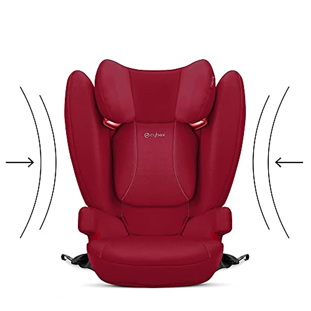 CYBEX Solution B-Fix High Back Booster Seat, Lightweight Booster Seat, Secure LATCH Installation, Linear Side Impact Protection, 12-Position Adjustable Headrest, for Kids 40-120 Lbs.