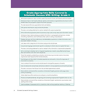 Scholastic Success with Writing Grade 4 Workbook