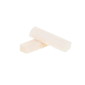 Alomejor Mandolin String Nut Bone Mandolin Bridge Saddle and Nut Instrument Replacement Accessories for 8 String Mandolin