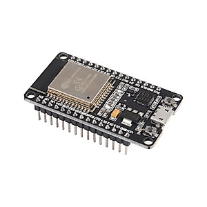 Aokin ESP32 ESP-WROOM-32 Development Board 2.4 GHz WiFi and Bluetooth Dual Cores Microcontroller ESP-WROOM-32 Chip for Arduino NodeMCU, 1 Pcs