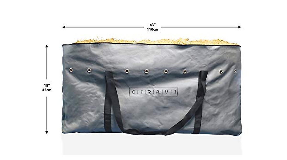 CIRAVI Hay Bale Storage Bag - Heavy Duty & Waterproof Storage Solution