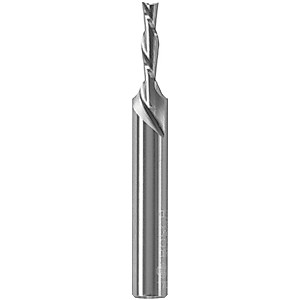 BOSCH 85900MC 1/8 In. x 1/2 In. Solid Carbide Double-Flute Downcut Spiral Router Bit