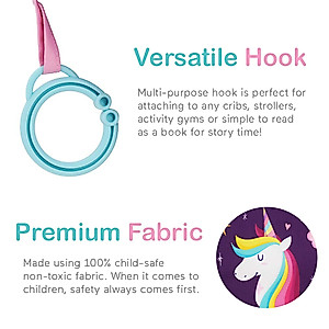 Urban Kiddy™ Baby's My First Family Album | Soft Photo Cloth Book Gift Set for Newborn Toddler & Kids (Unicorn)