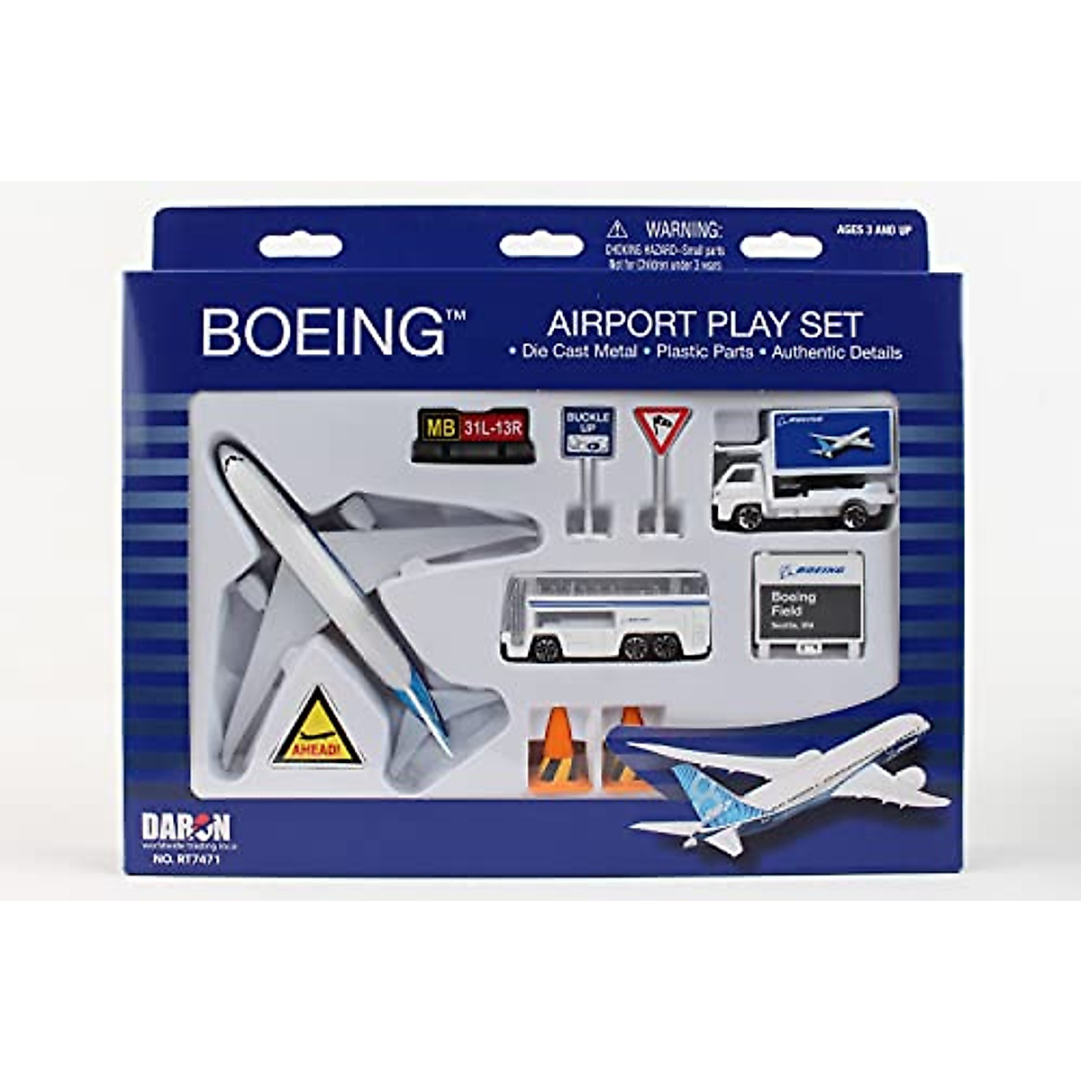 Daron Boeing Commerical Play Set w/ 787 RT7471