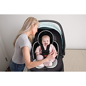 Good Gear Baby's Full Body Support Pillow, Newborn Infant Reversible Head, Neck, and Legs Protection for Car Seat, Stroller, Booster Seat - Black