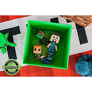 Minecraft Creeper Storage Cube Organizer Storage Cube | Creeper from Cubbies Storage Cubes | Organization Cubes | 10-Inch Square Bin