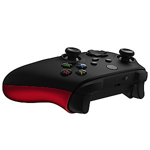 eXtremeRate Controller Grip for Xbox Series X & S, Scarlet Red Soft Touch Comfortable Left Right Side Rails, Replacement Parts Rear Shell for Xbox Core Wireless Controller [Controller Excluded]