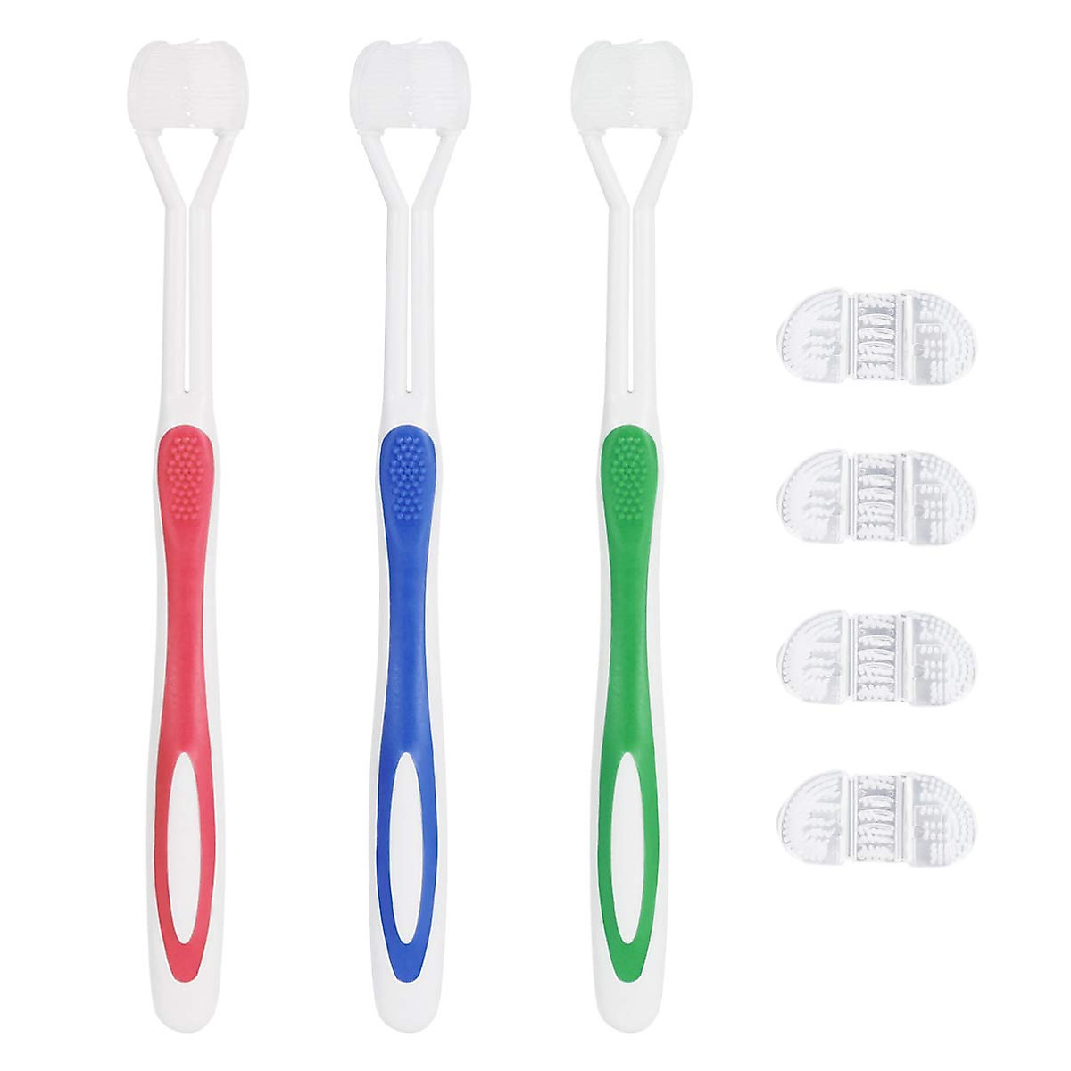 7pcs 3 Toothbrush Soft Bristle Toothbrush Toothbrush Manual Toothbrushes Three-Sided Toothbrush Soft Bristle Toothbrush Pp 3 Sided Toothbrush Soft Brush Soft Fur