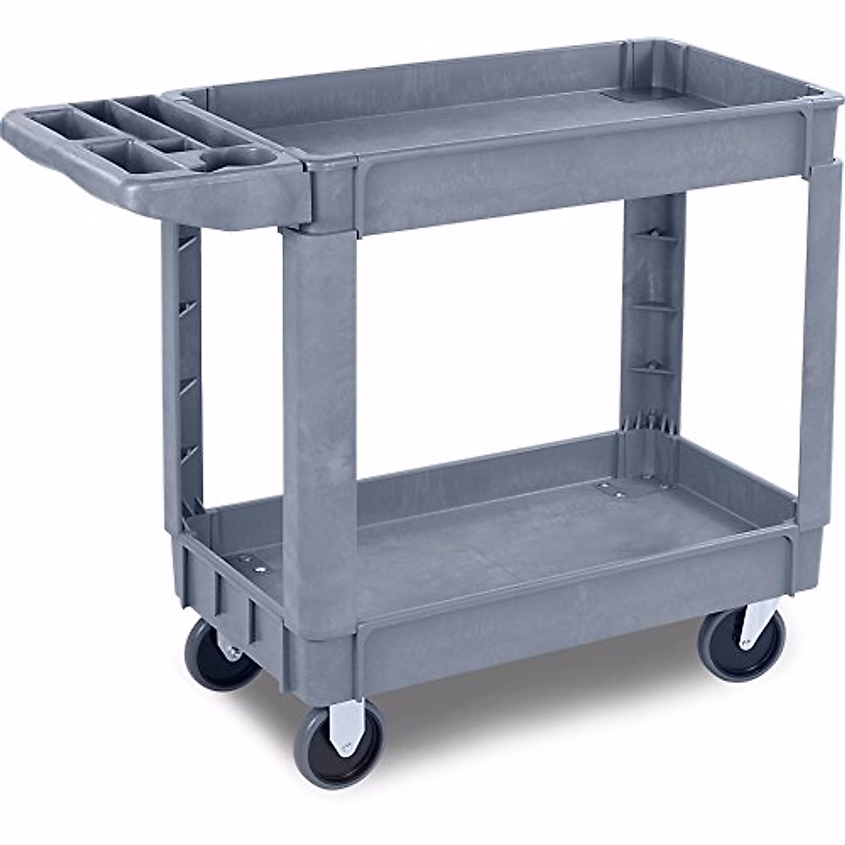 Carlisle FoodService Products UC401823 Bin Top Utility / Service Cart, 500 Pound Capacity, 40" x 17" x 33 Inch (L x W x H), Gray
