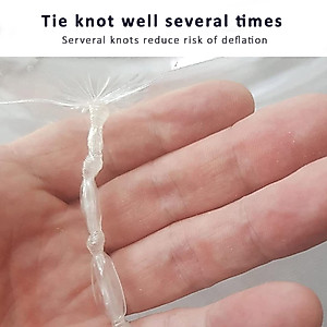 lightsfever Clear Balloons, Bobo Balloons, Transparent Balloons, Wedding bubble balloons, Wedding Party Decorations, Birthday decorations, bachelorette party balloons, for helium or air (20 pack)