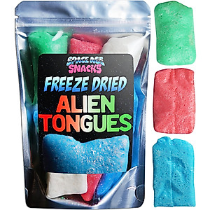 Premium Freeze Dried Alien Tongues Candy - Crunchy Freeze Dried Candy Shipped in Box for Extra Protection - Freeze Dry Candy Dry Freeze Candy for All Ages (4 Ounce)