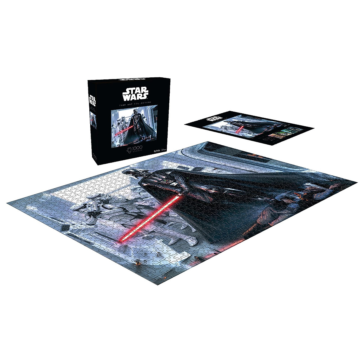 Buffalo Games - Star Wars - The Arrival of Lord Vader - 1000 Piece Jigsaw Puzzle for Adults Challenging Puzzle Perfect for Game Nights - Finished Puzzle Size is 26.75 x 19.75