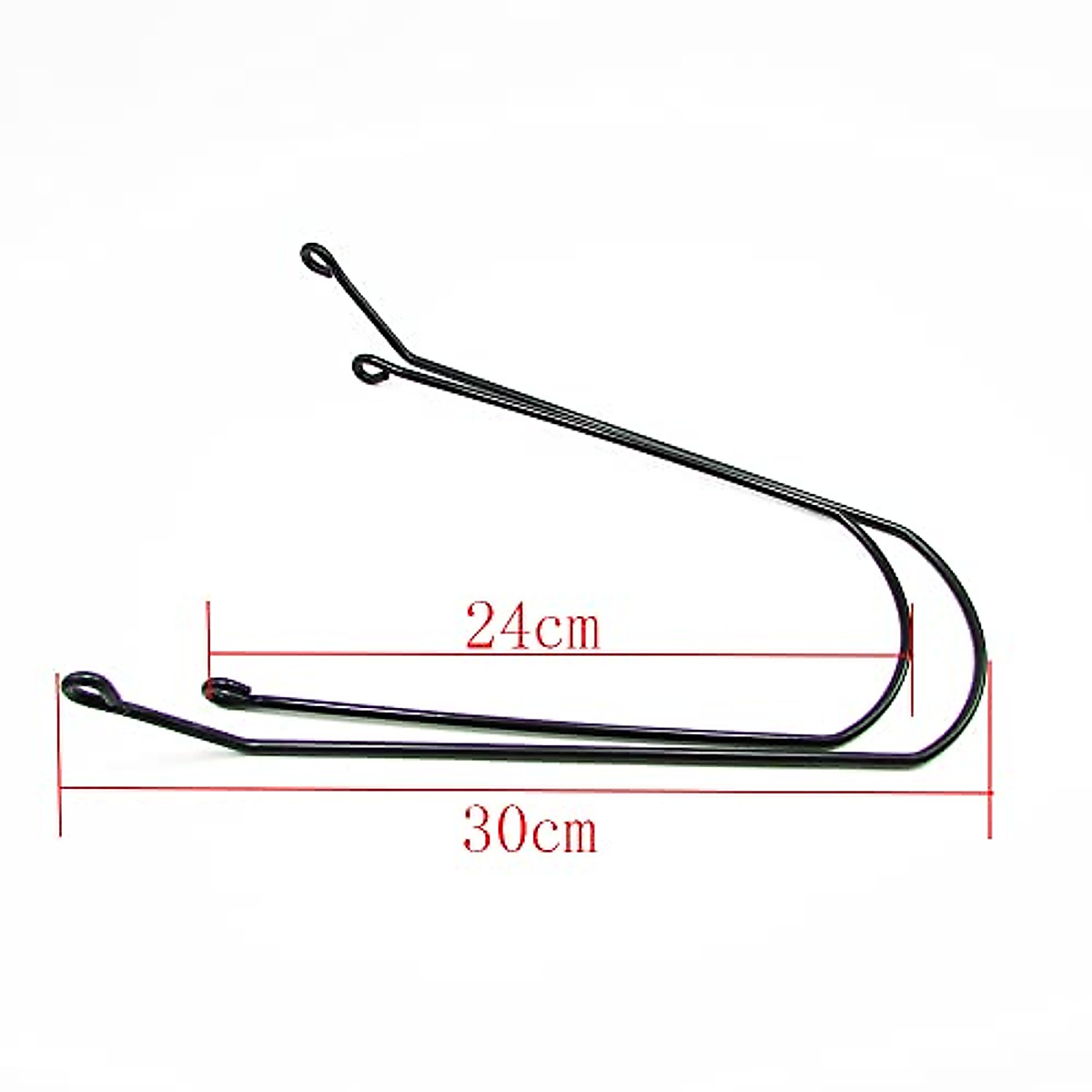 ZEWEZ Bike Fender, Bicycle Fender 20inch Bicycle Mudguard E-Bike Electric 20x4.0 tire Folding Bike Fender Iron Sturdy Durable Mud Guard Suit (Color : 1 Suit with Caliper)