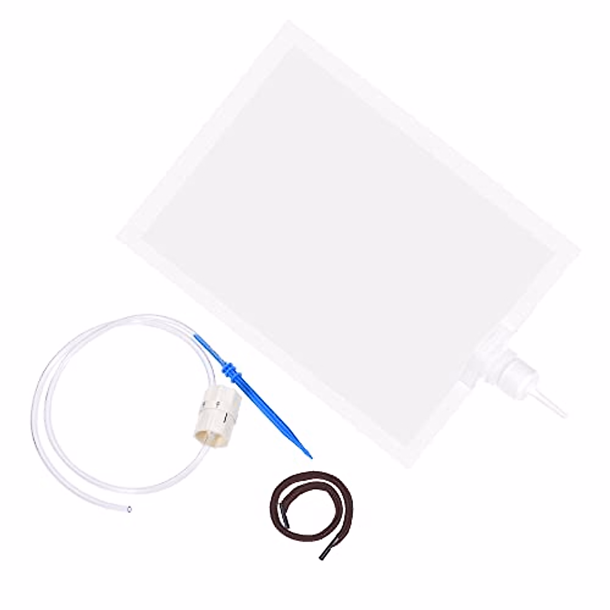 M METERXITY 2 Pack Plant Drip Bag - Plants Drip Irrigation, Automatic Watering Adjustable Valve, Apply to Outdoor/Garden (1L, Clear)