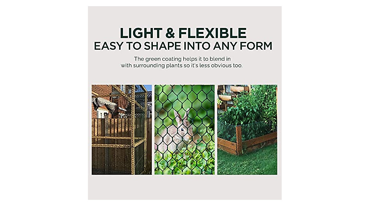 Durable Green Florist Netting - Versatile 12x150ft Steel Mesh