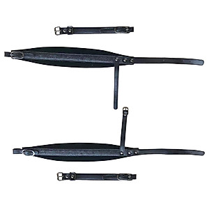 Rayzm Accordion Harness Straps, Adjustable Shoulder Belts Straps for Accordions, Thickened Synthetic Leather