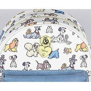 Disney Dogs Saffiano Faux Leather Tote Bag Mini Backpack