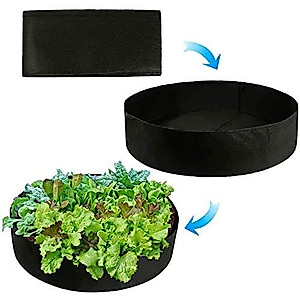 M MAIUS Potato Grow Bag, 15/50/100 Gallon Grow Bag Raised Garden Bed Bag Round Breathable Planting Grow Container for Potato Tomato Carrot