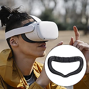 Hemobllo vr mask Accessories 2 face pad VR Lens Cover Light Phone 2 VR Facial for VR Headset Anti- Sweat VR Headset Protector Facial Accessories VR Facial Interface pu Nose Pads Care