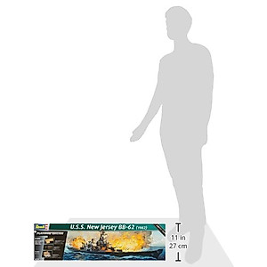 Revell Germany Battleship U.S.S. New Jersey (1982) Kit