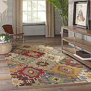 Momeni Rugs Tangier Collection Area Rug, 3'6" x 5'6", Multicolor