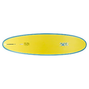 Boardworks Sōlr | Recreational Stand Up Paddleboard | X-Shot Epoxy Hardboard with Paddle | 10' 6" | Blue/Yellow/Grey, 4440720527